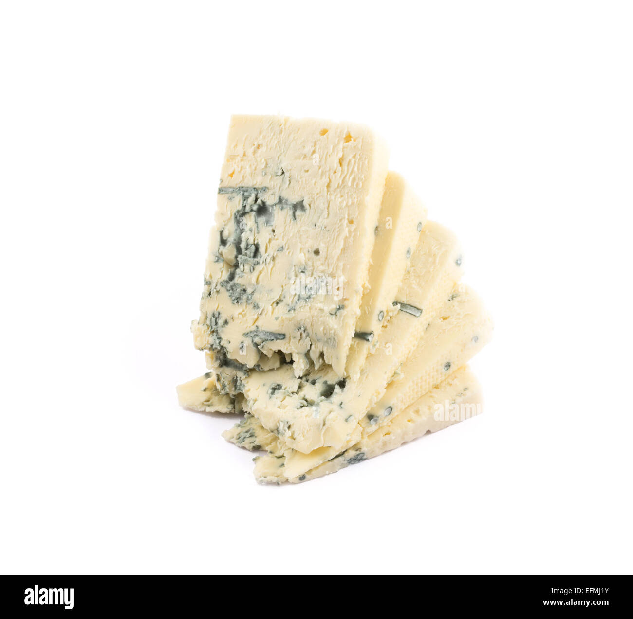 Danablue danish blue cheese isolated Stock Photo - Alamy
