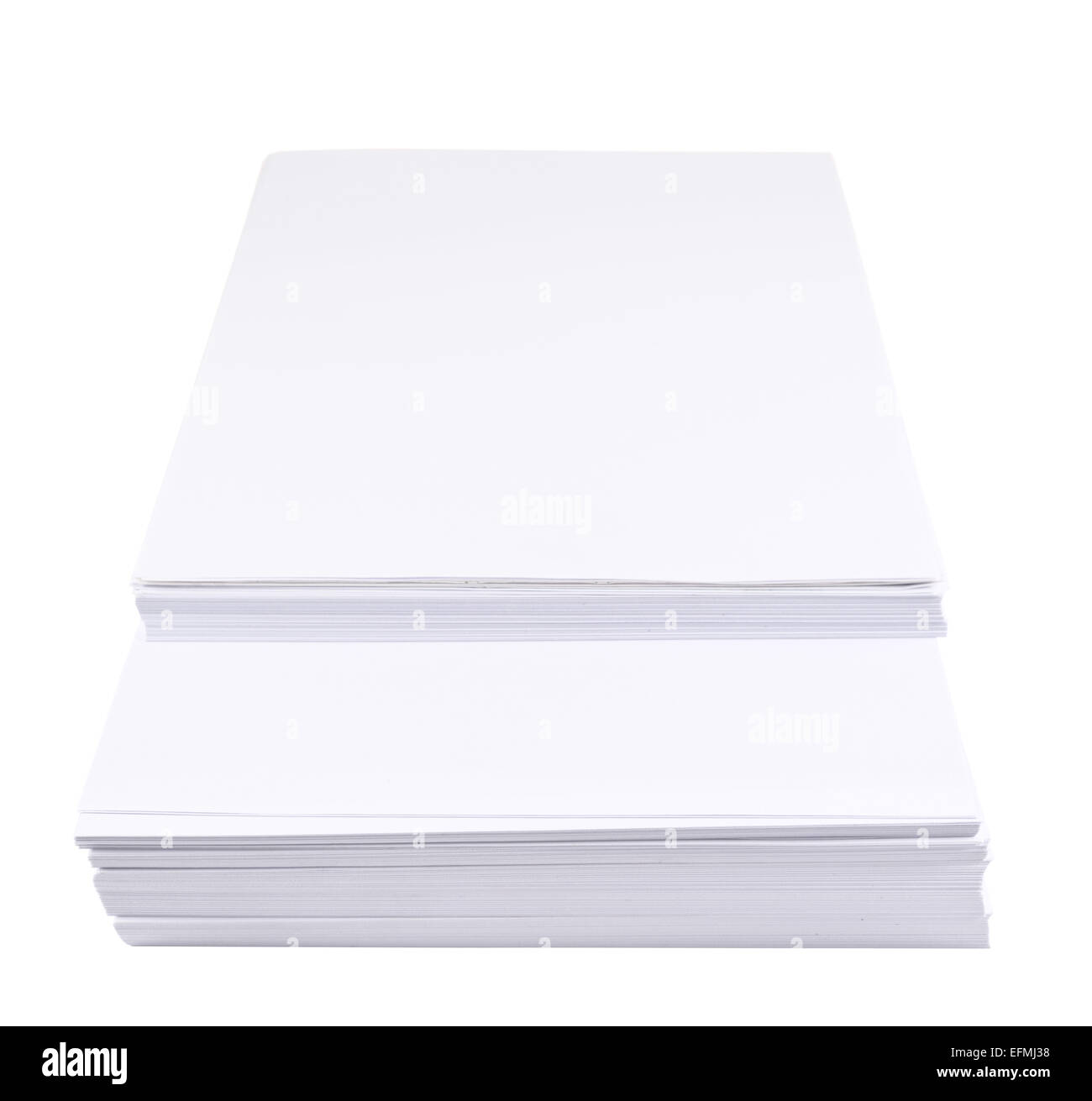 Stack of a4 size white paper sheet Stock Photo - Alamy