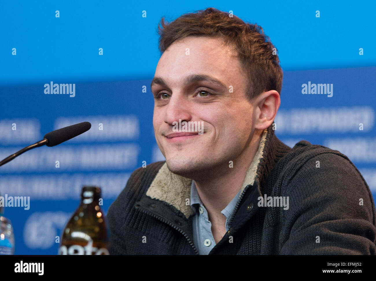 Berlin, Germany. 07th Feb, 2015. Actor Franz Rogowski attends the press ...