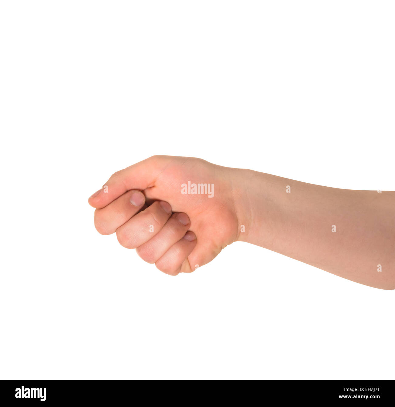 Reaching out fist held hand Stock Photo - Alamy