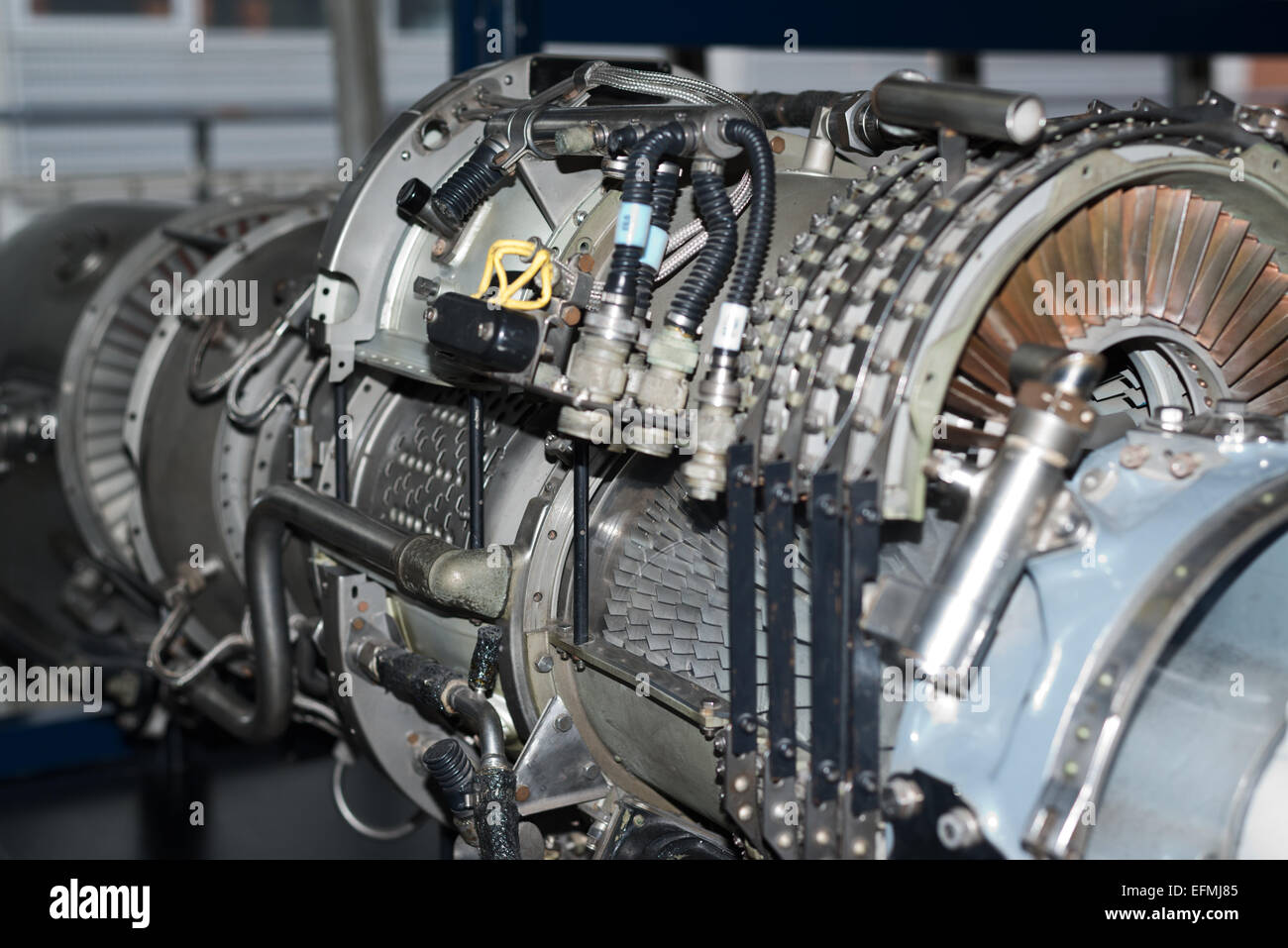 Old aircraft engine Stock Photo - Alamy