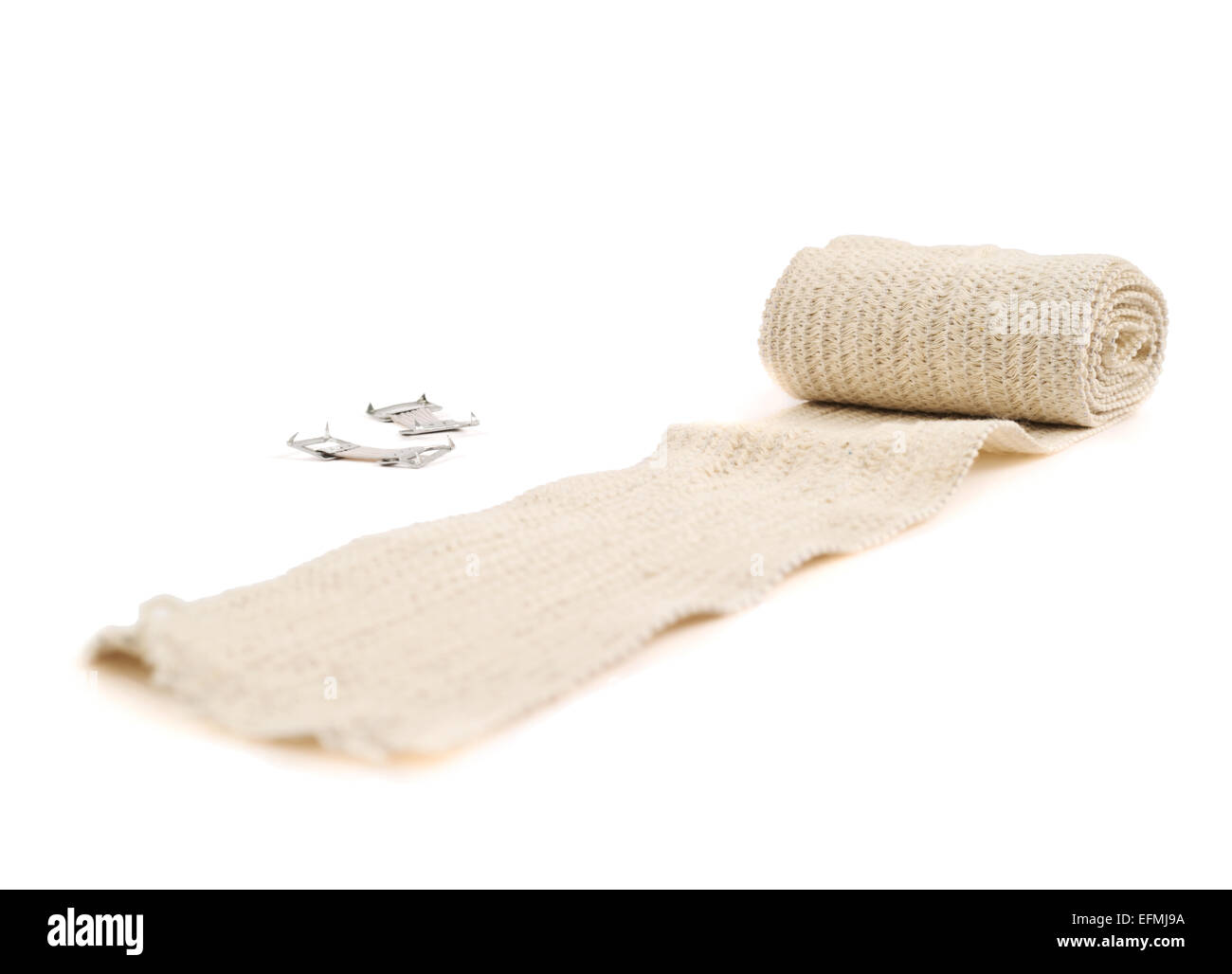 Elastic ACE compression bandage warp Stock Photo - Alamy