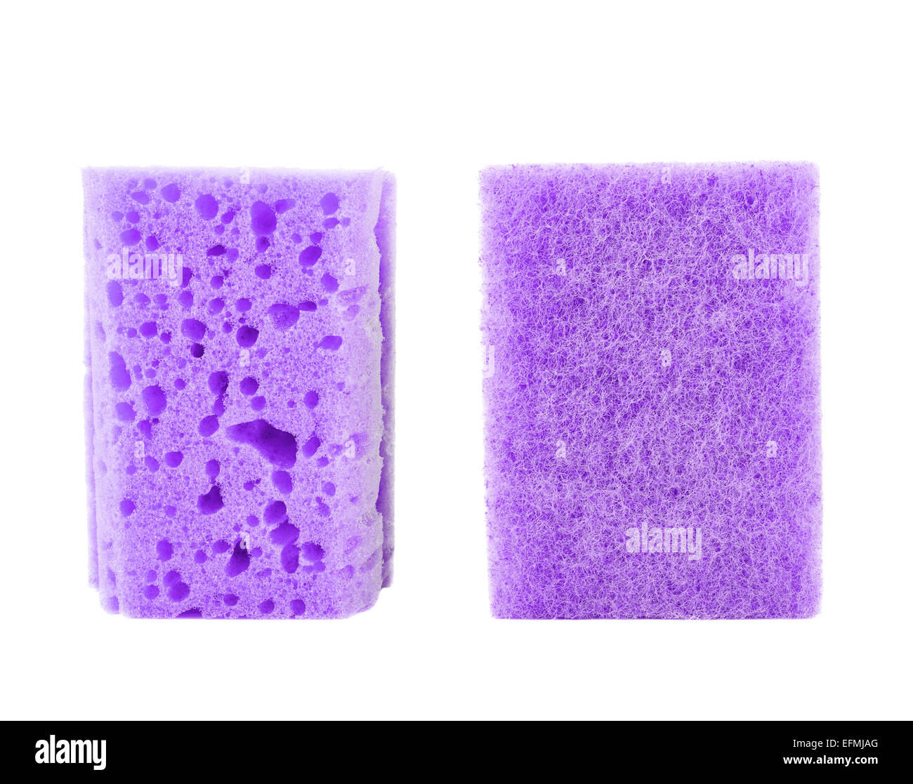 Kitchen sponge front and back view Stock Photo - Alamy