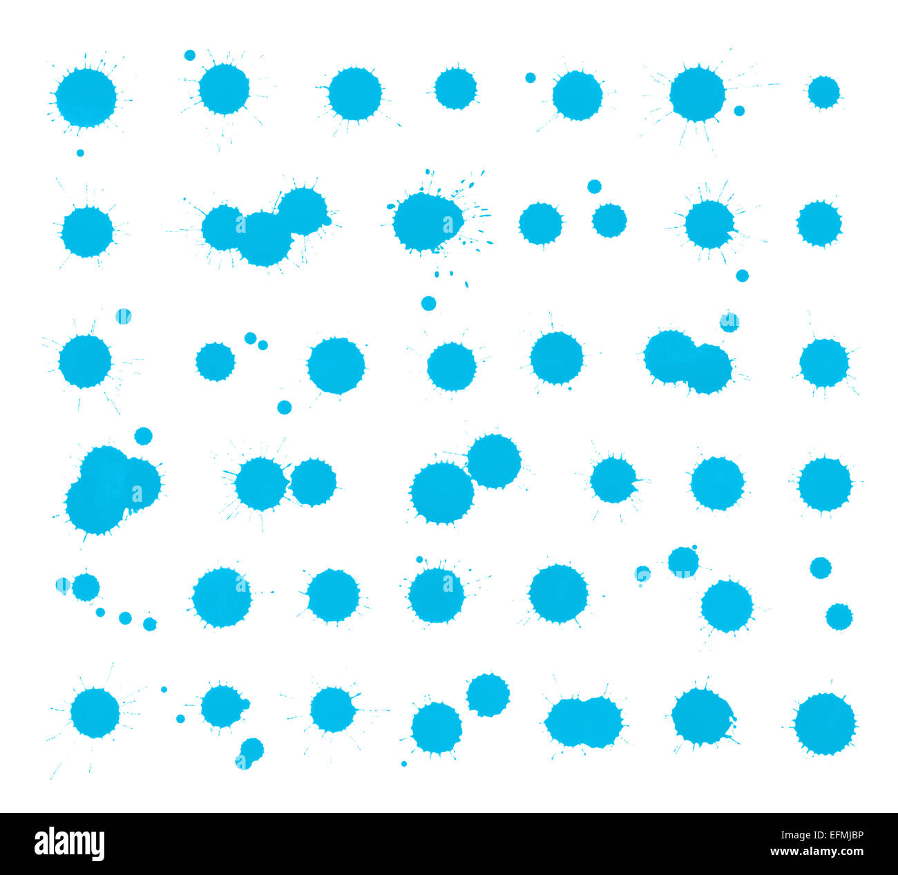 Cyan paint splash hi-res stock photography and images - Alamy