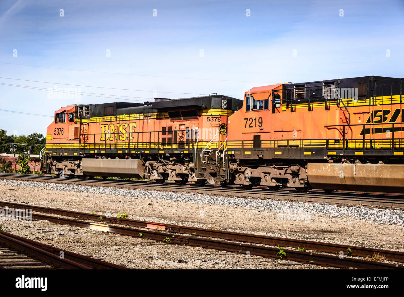 Bnsf ge c44 9w locomotive hi-res stock photography and images - Alamy