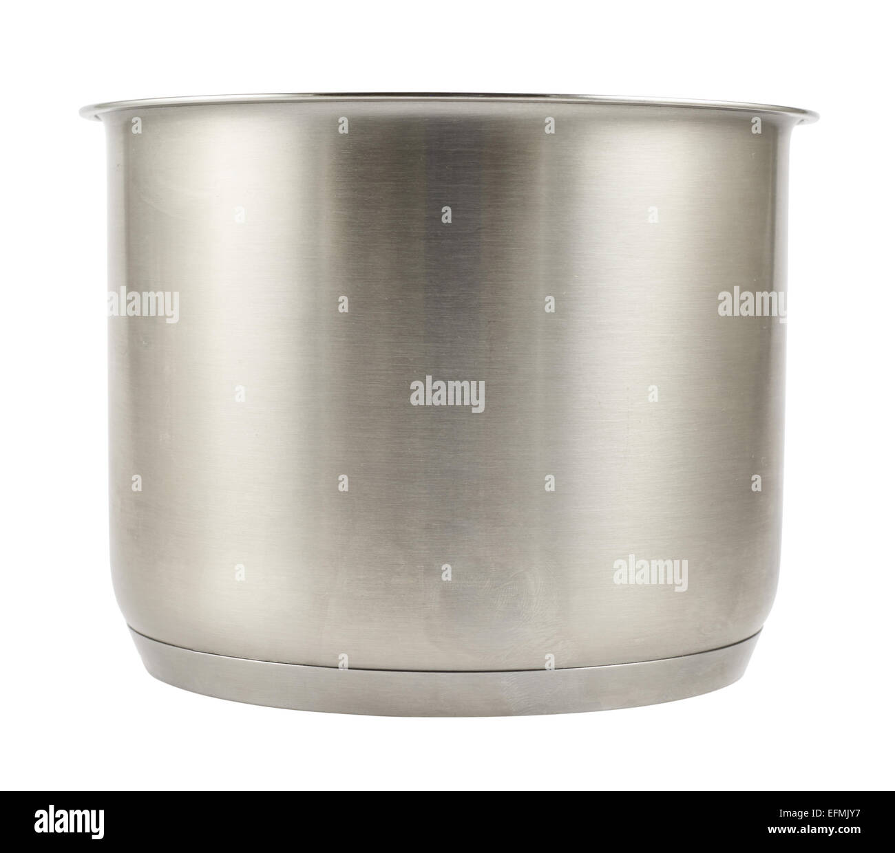Stainless steel cooking pot isolated Stock Photo - Alamy