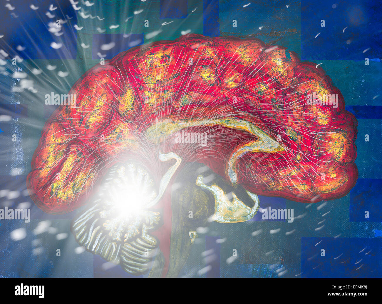 Mind map illustration hi-res stock photography and images - Alamy