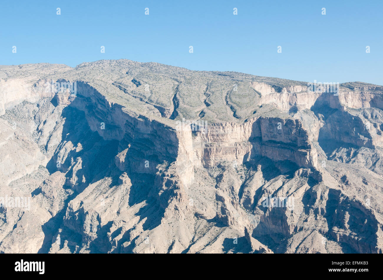 Magnificent view of Jebel Shams, Oman Stock Photo - Alamy