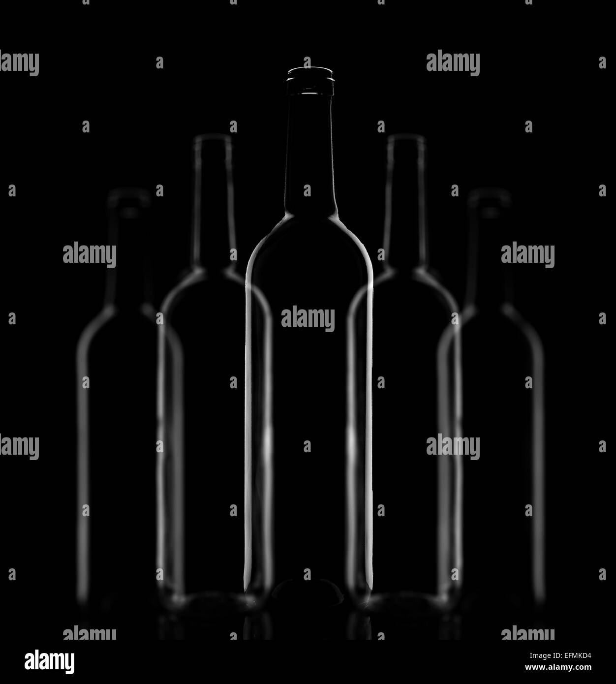 Composition bottle vodka glass hi-res stock photography and images - Alamy