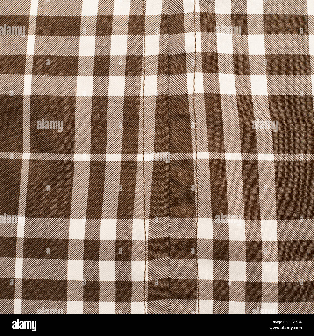 Plaid fabric cloth fragment Stock Photo - Alamy