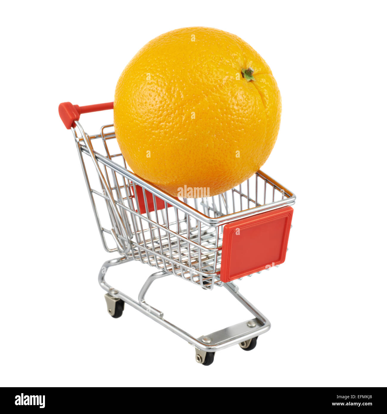 Orange fruit in a shipping cart Stock Photo - Alamy