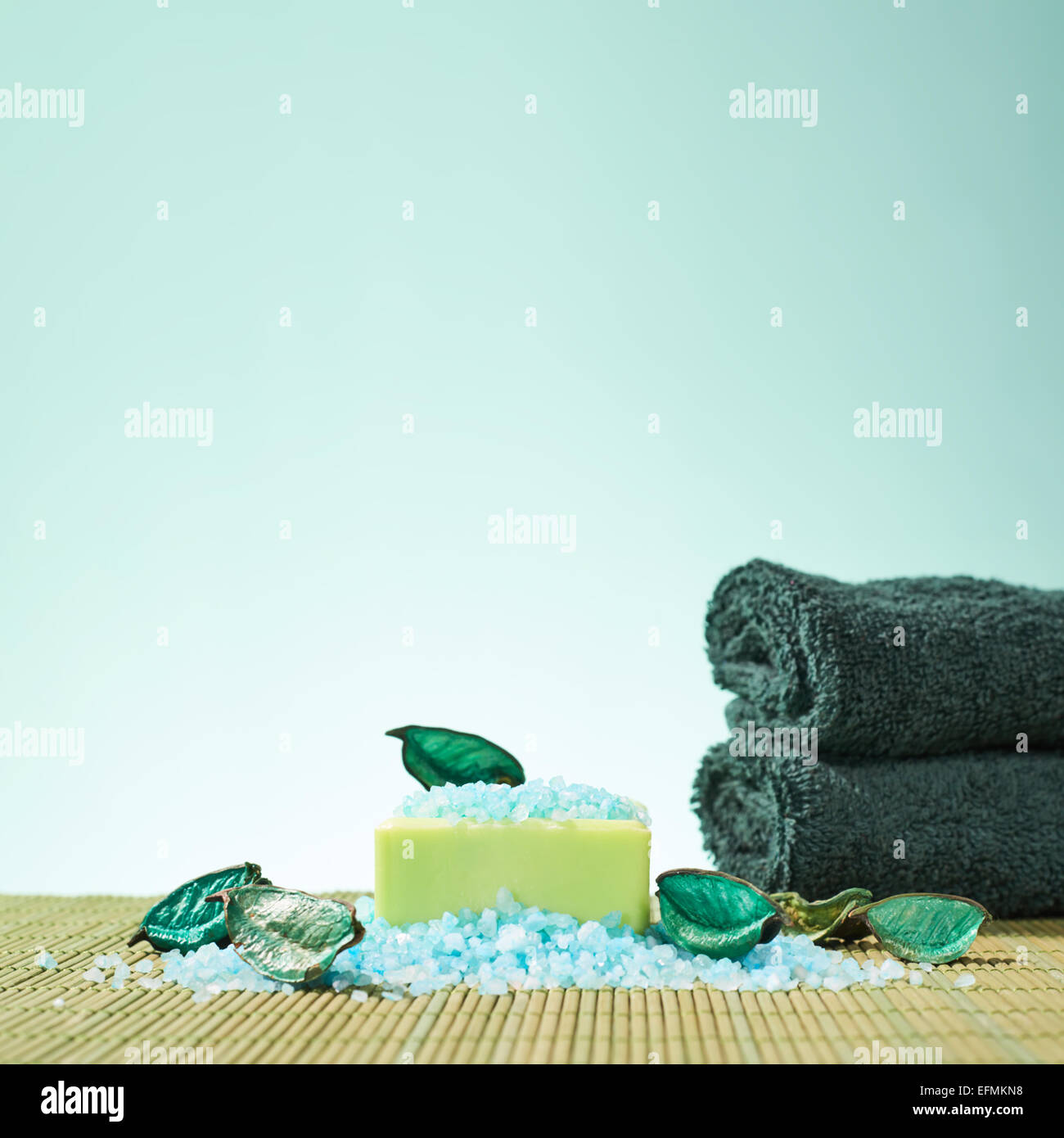 Spa bathing composition Stock Photo - Alamy