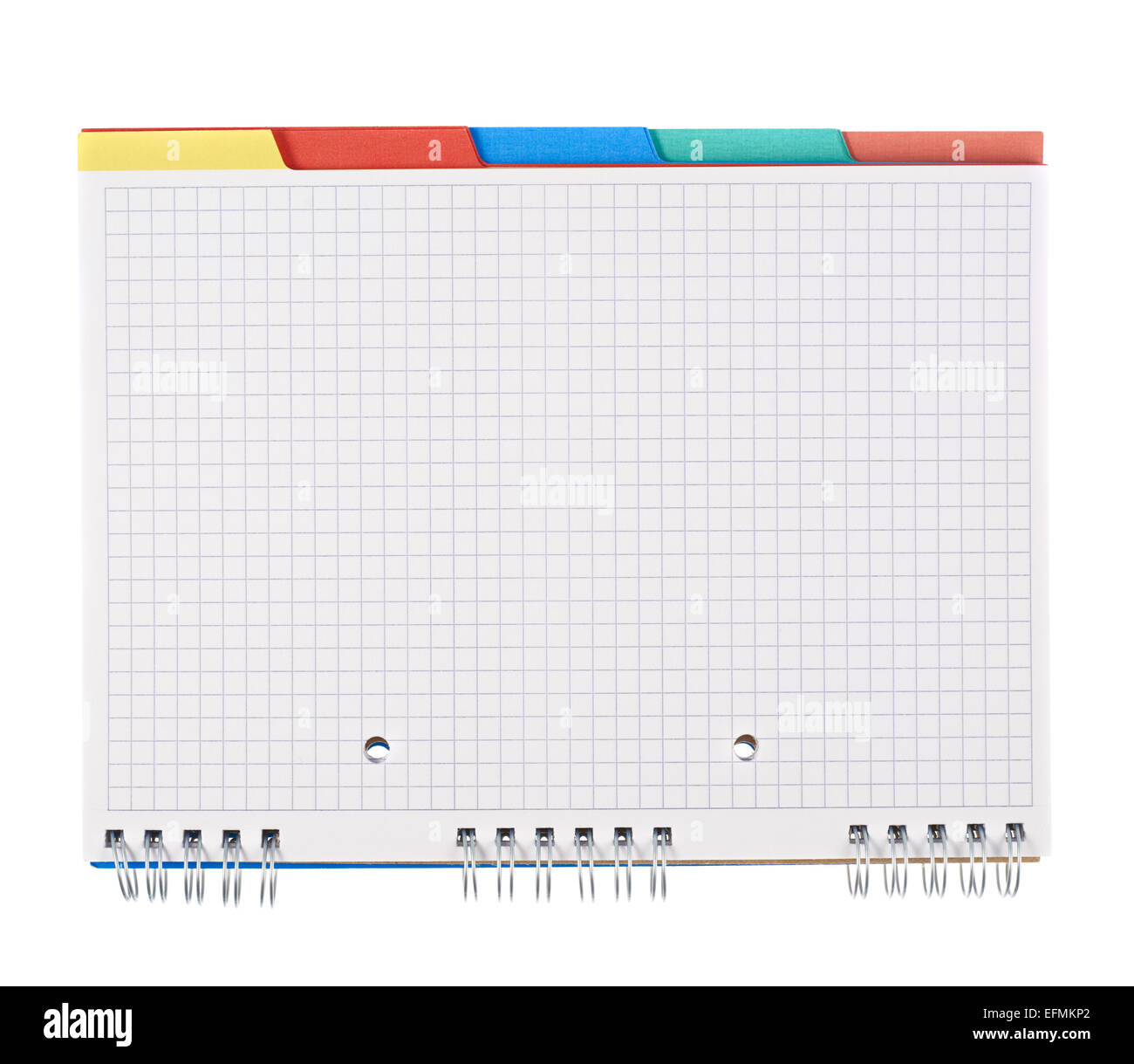 Blank paper sheet squared Cut Out Stock Images & Pictures - Alamy
