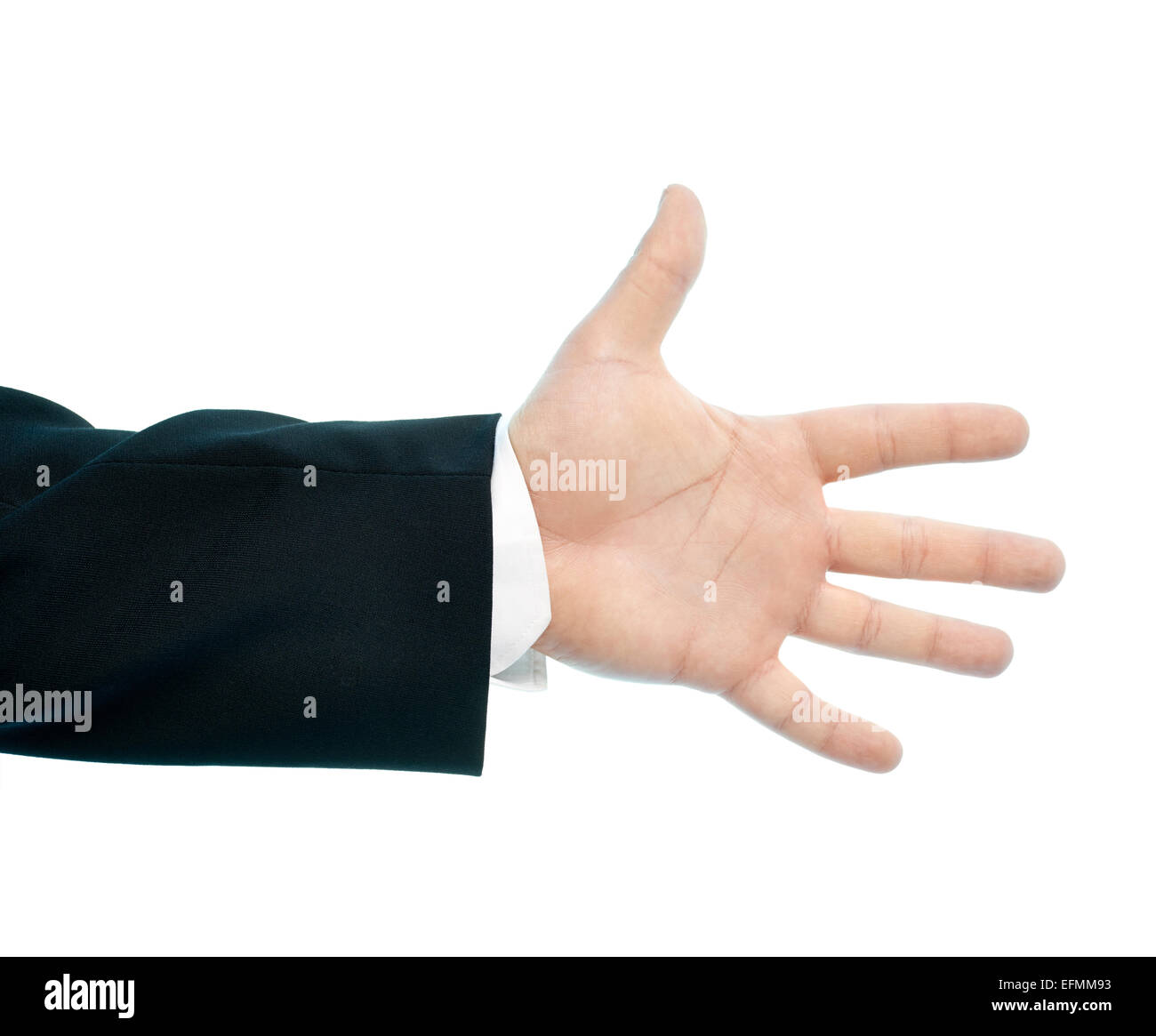 Caucasian male hand composition isolated Stock Photo - Alamy