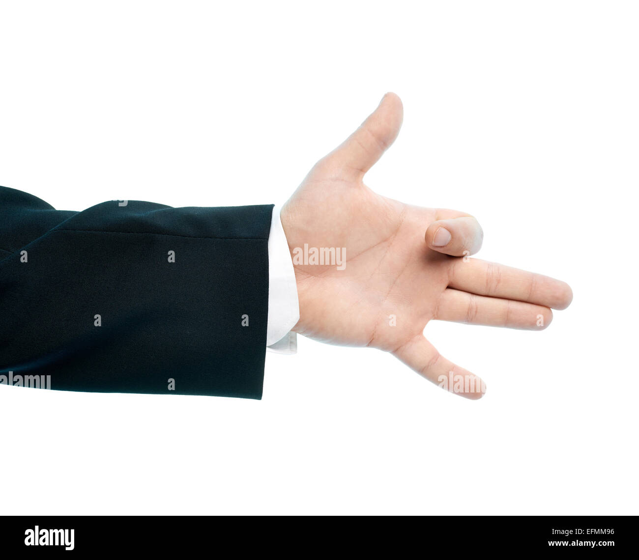 Caucasian male hand composition isolated Stock Photo - Alamy