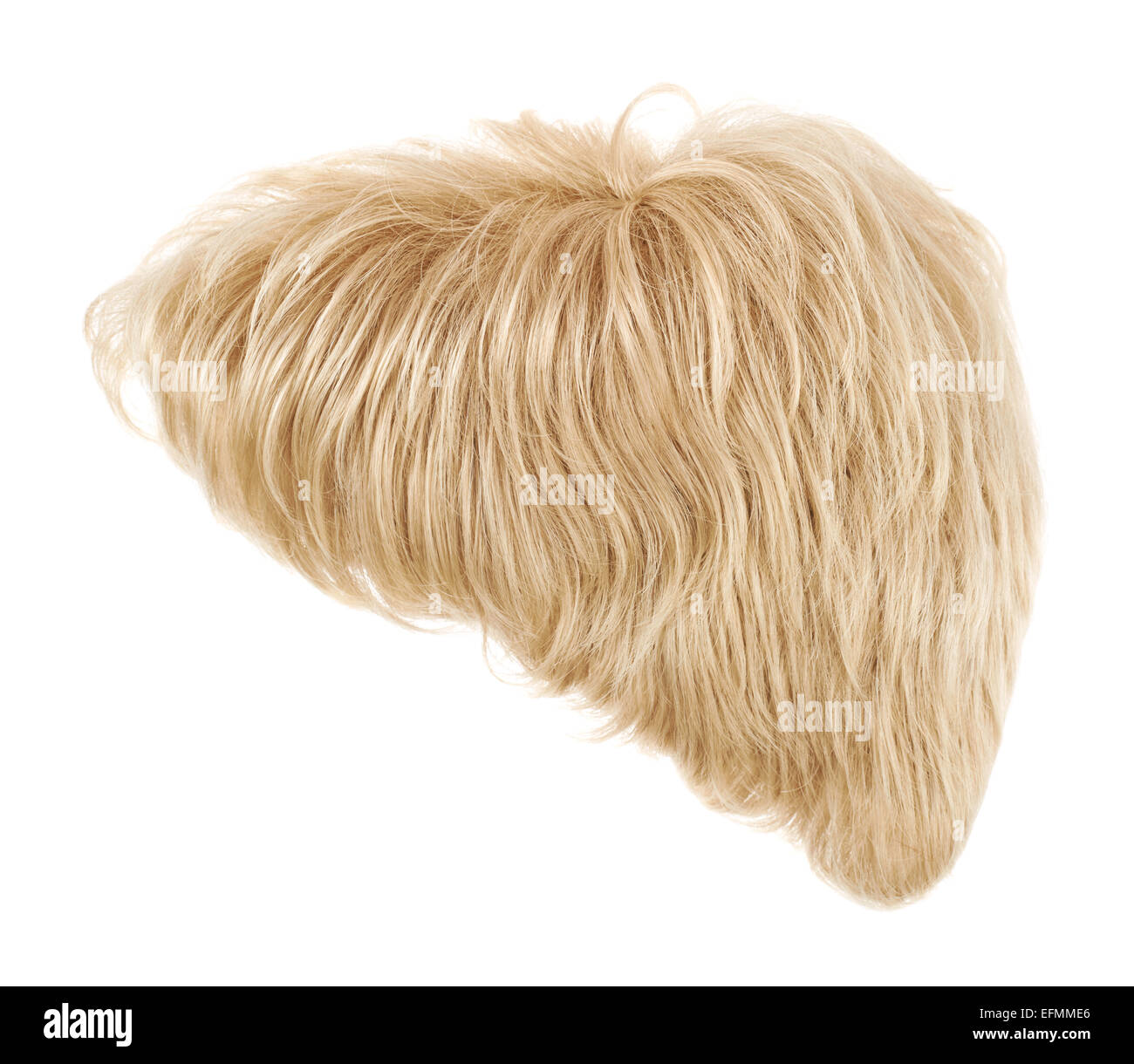 Hair wig isolated Stock Photo - Alamy