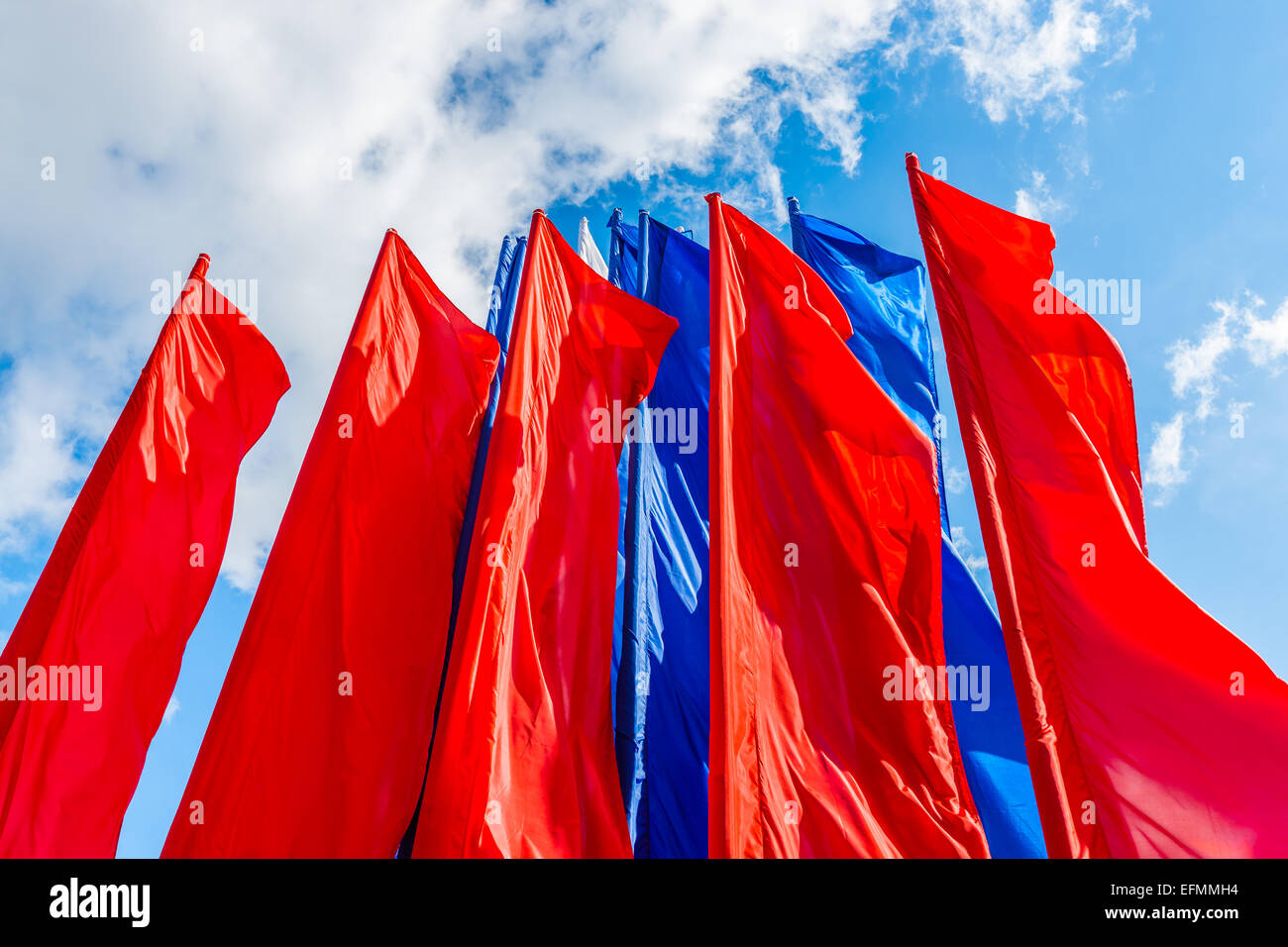 Red white and blue flags hi-res stock photography and images - Alamy