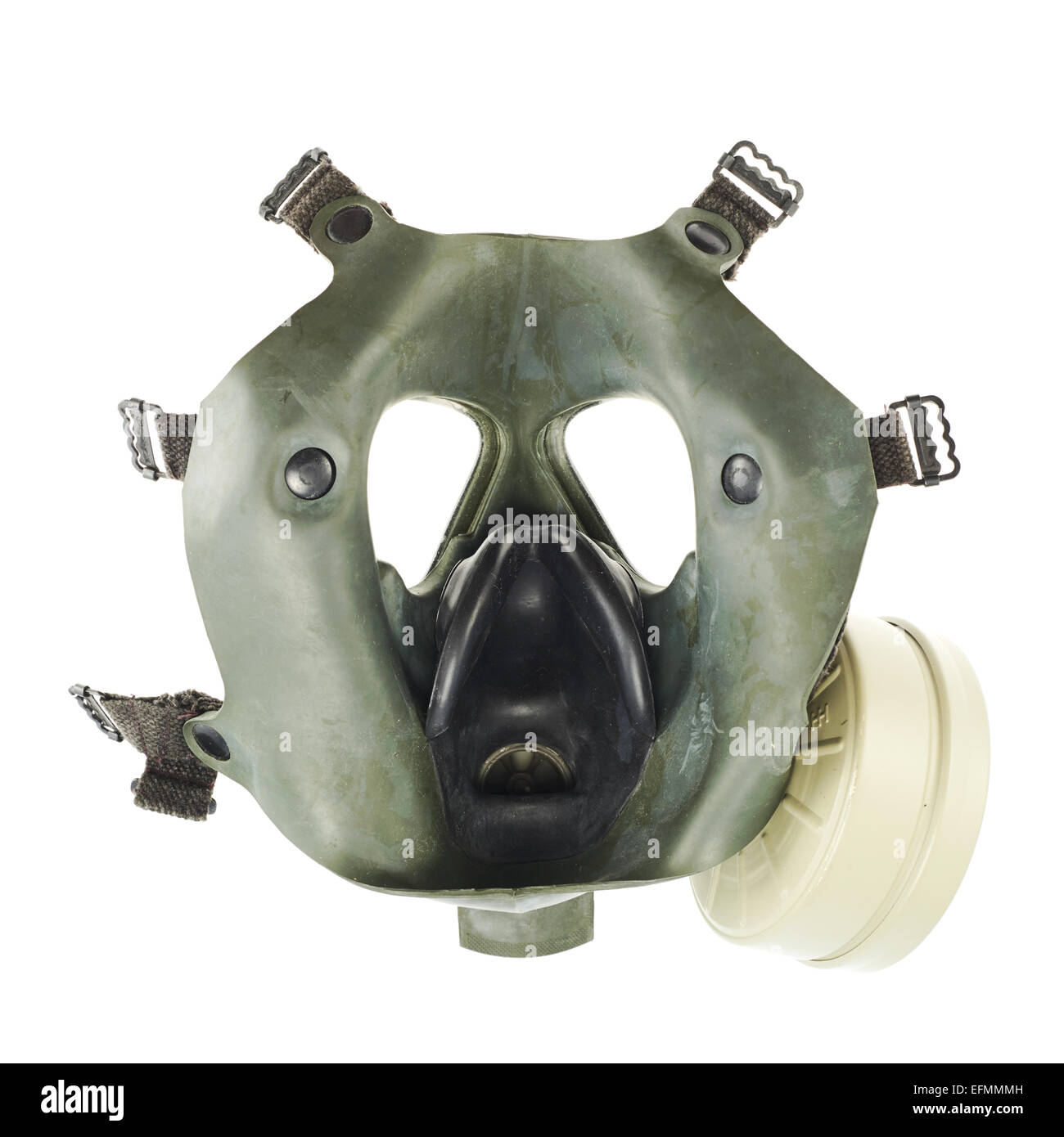 Army gas mask isolated Stock Photo - Alamy