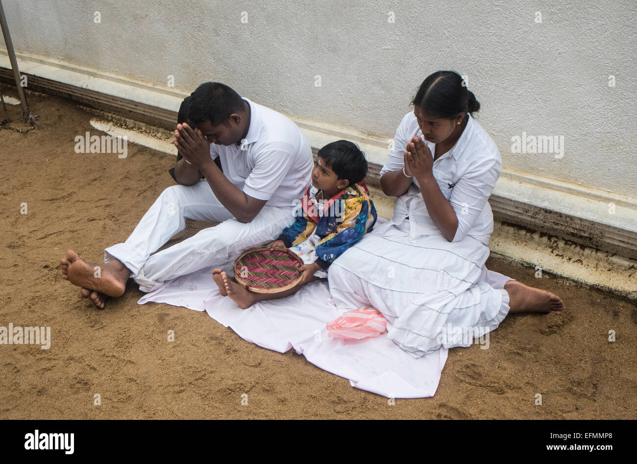Devotee worship at sacred bo,bodhi,tree,temple Buddhist,Anuradhapura ...