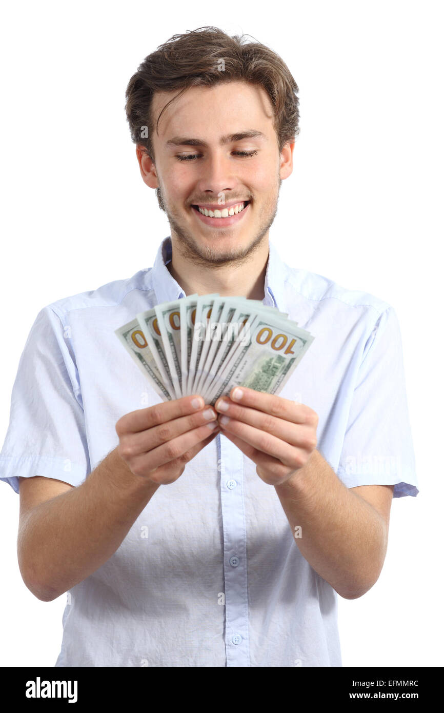 Happy Man With Money 25,100+ Happy Man Holding Money Stock Photos,