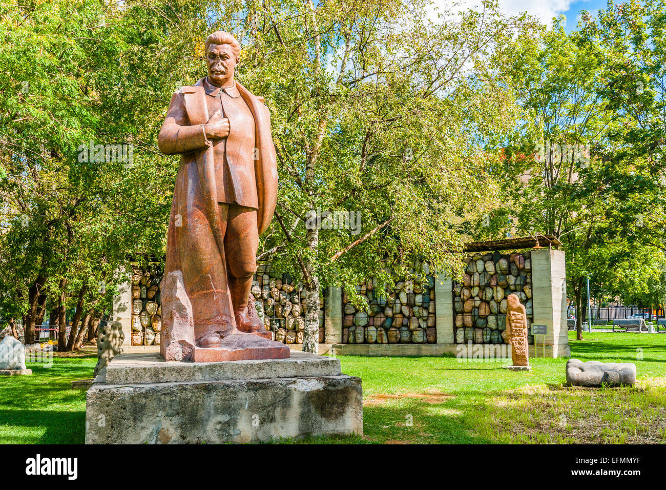 Soviet era memorial to stalin hi-res stock photography and images - Alamy
