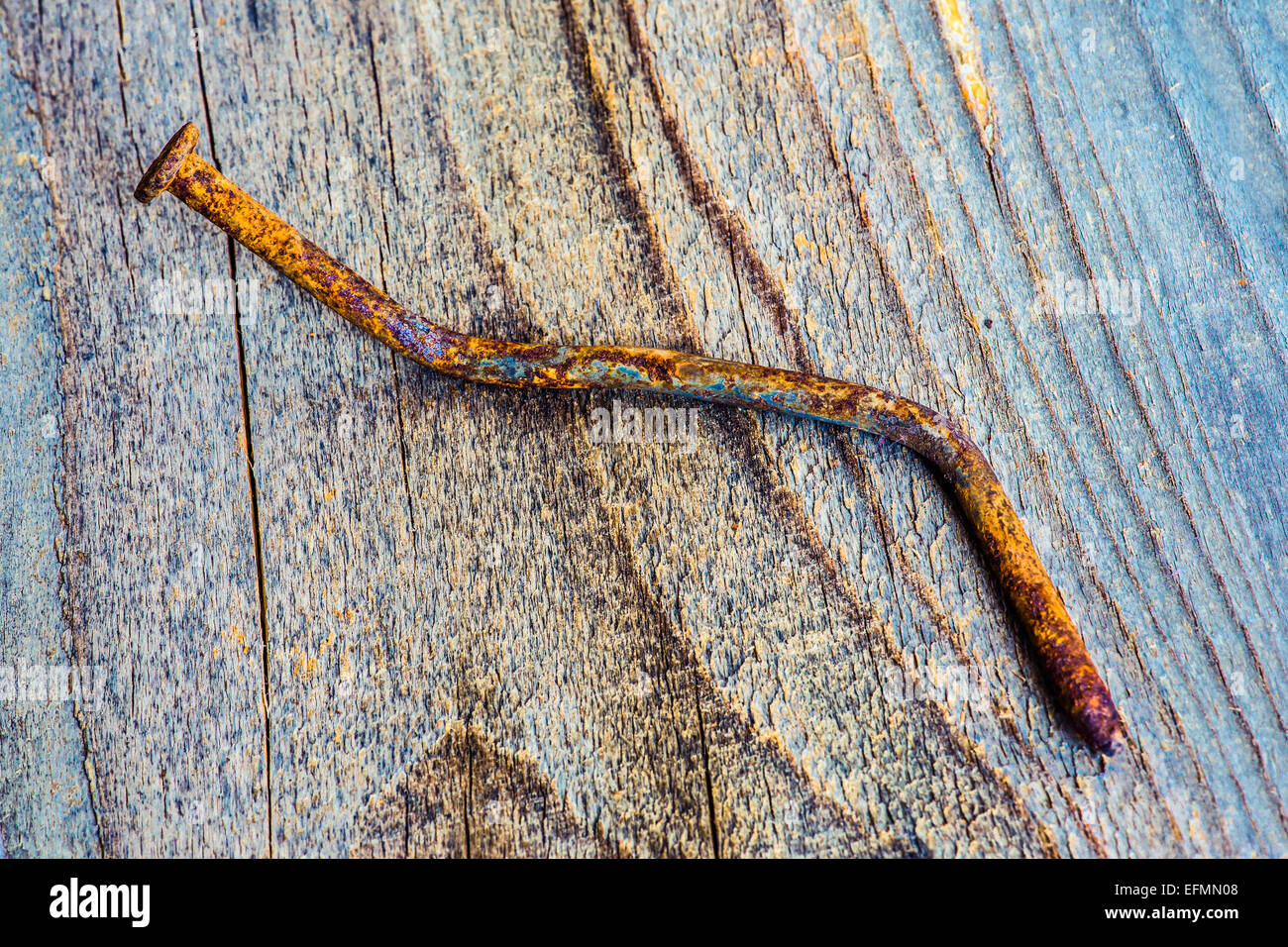Bent nail hi-res stock photography and images - Alamy
