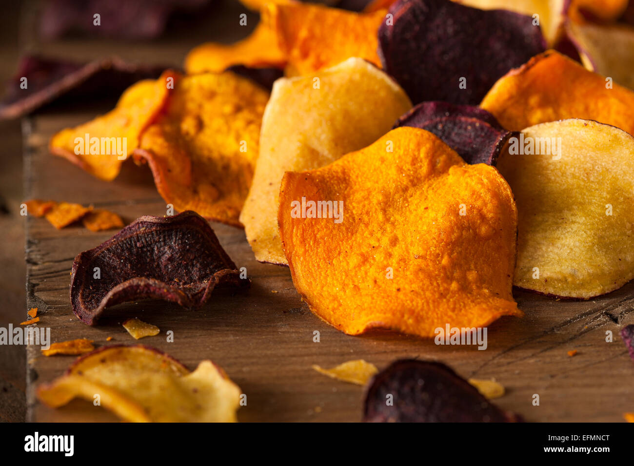 Healthy vegetable homemade chips hi-res stock photography and images ...