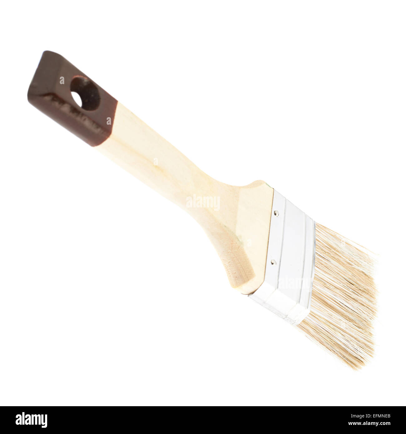 Wide paint brush isolated Stock Photo - Alamy