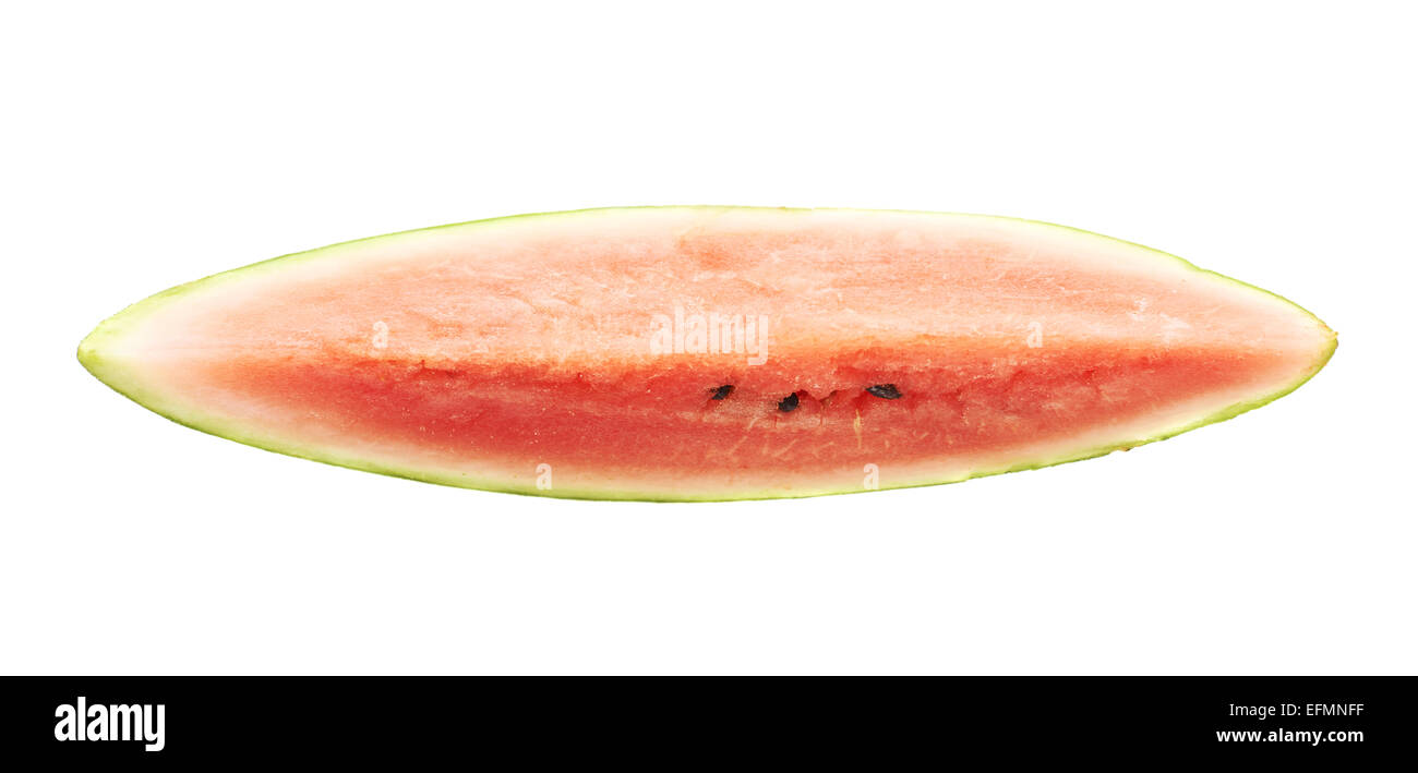 Single slice of a watermelon fruit isolated Stock Photo - Alamy
