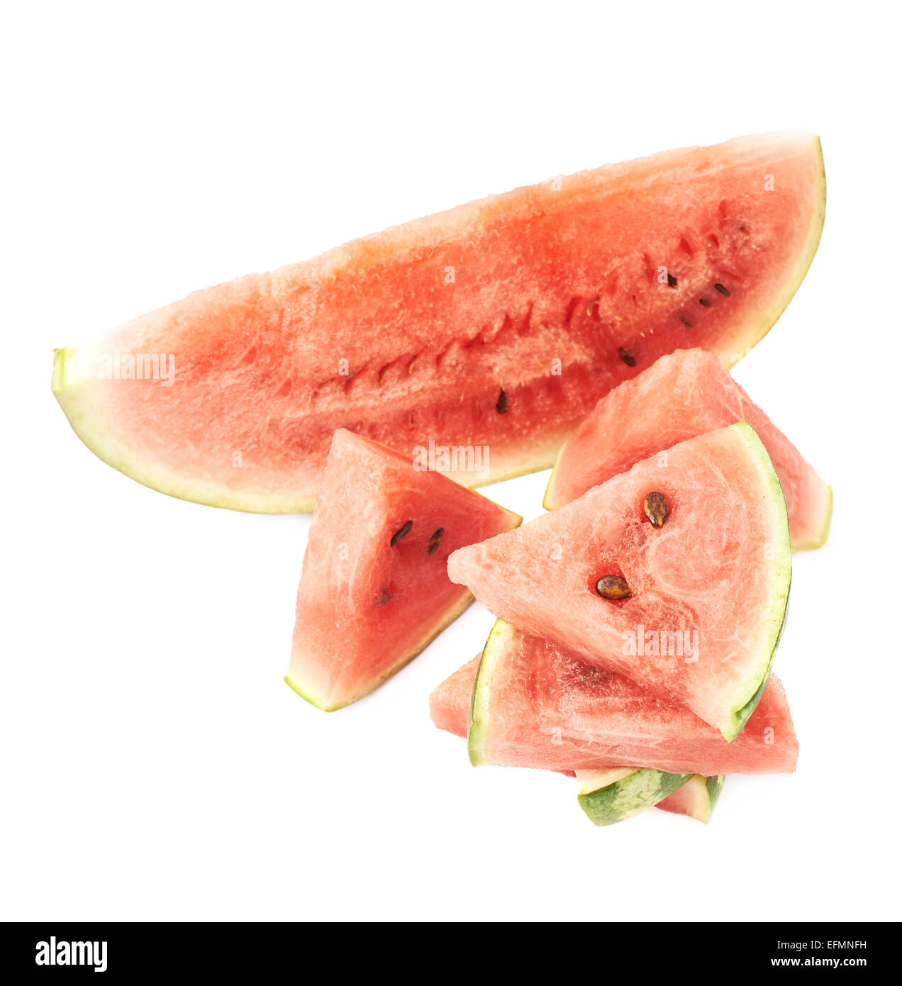 Watermelon fruit composition isolated Stock Photo - Alamy
