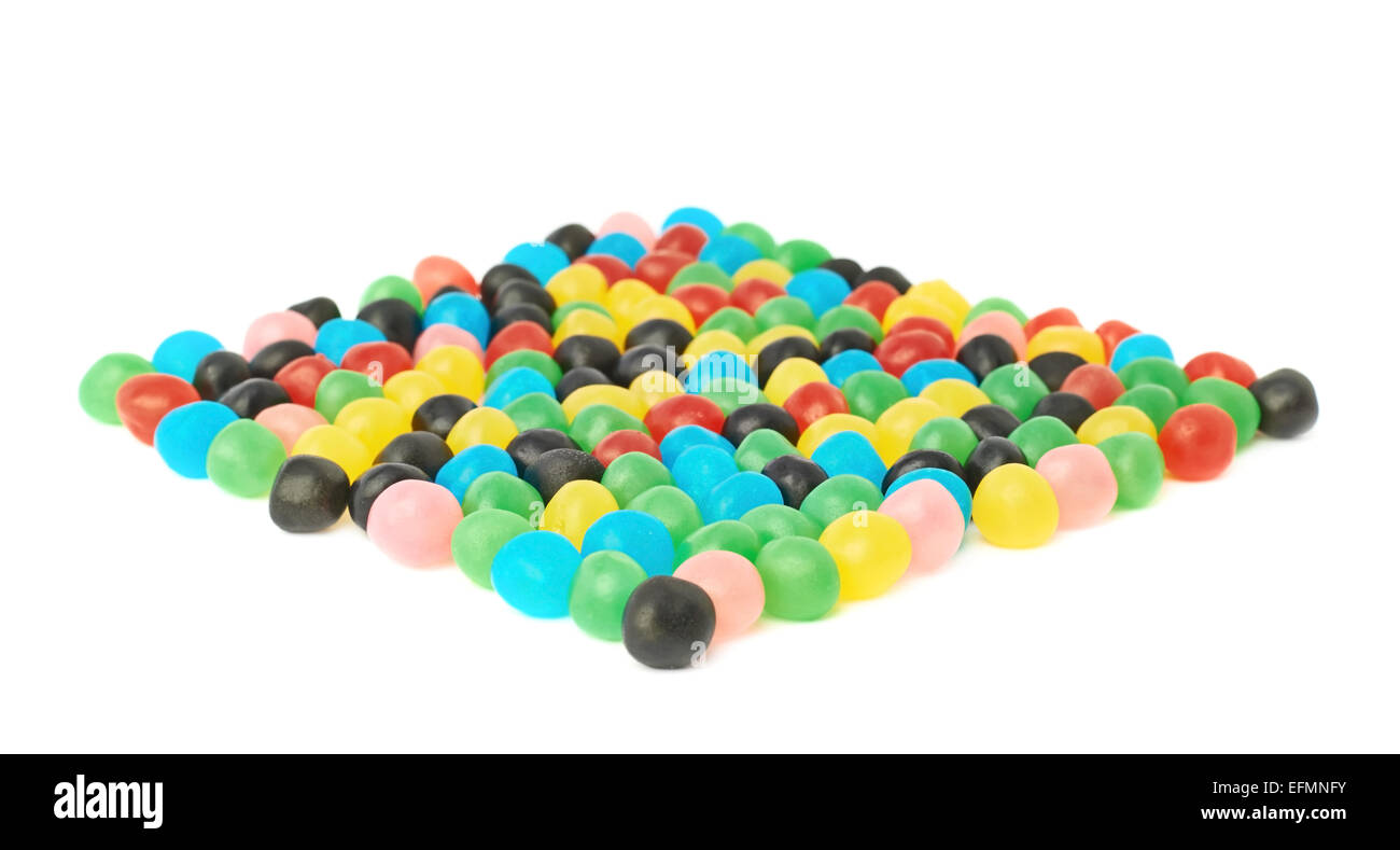 Multiple candy ball sweets isolated Stock Photo - Alamy