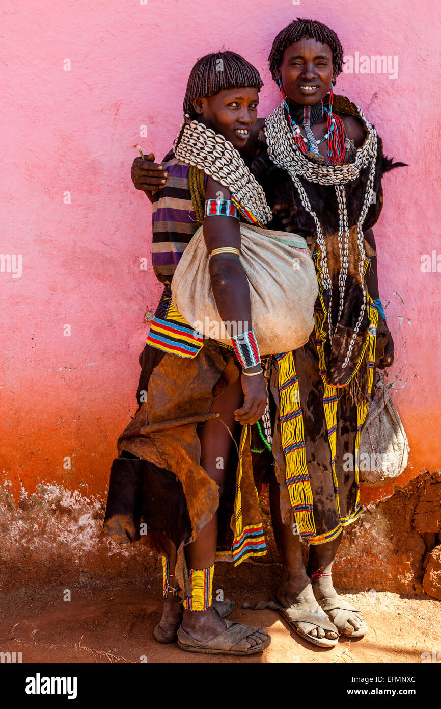 Two Women From The Tsemay Tribe At The Key Afer Thursday Market, The ...