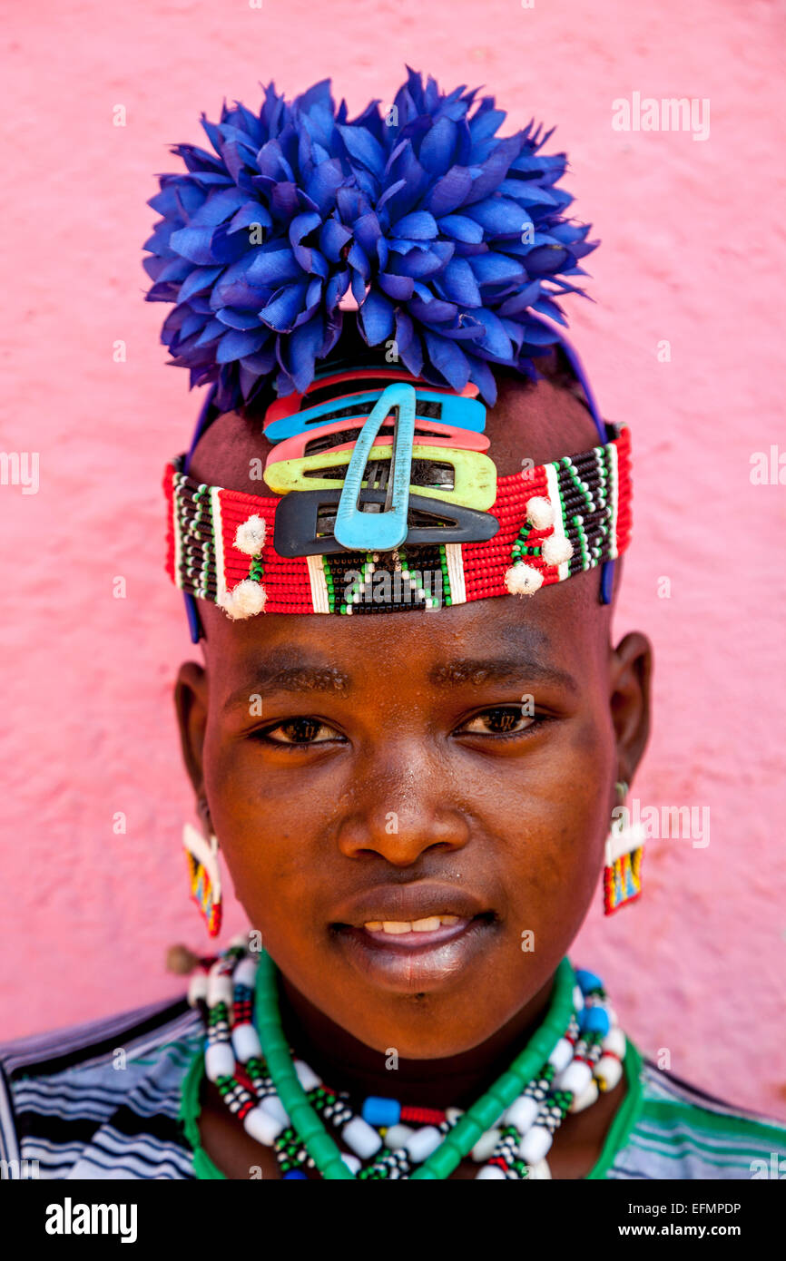 Young woman from banna tribe hi-res stock photography and images - Alamy