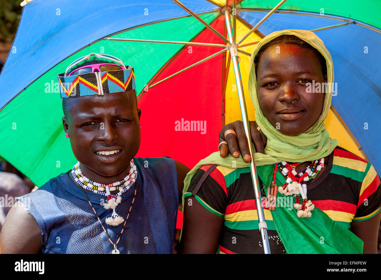 Benna people at keyafer market hi-res stock photography and images - Alamy