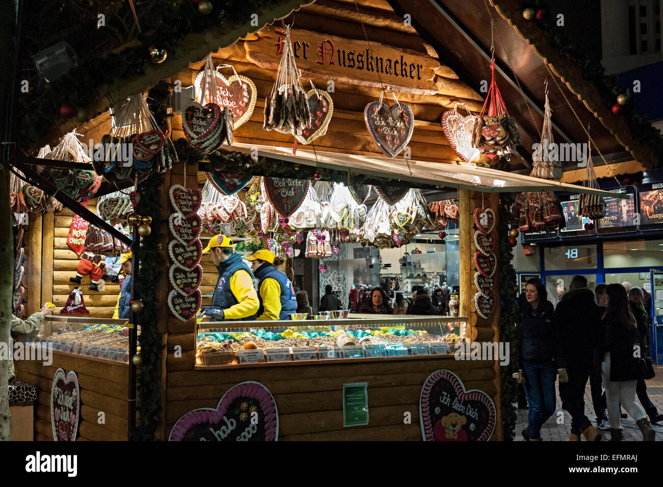 German market stall selling beer hi-res stock photography and images ...
