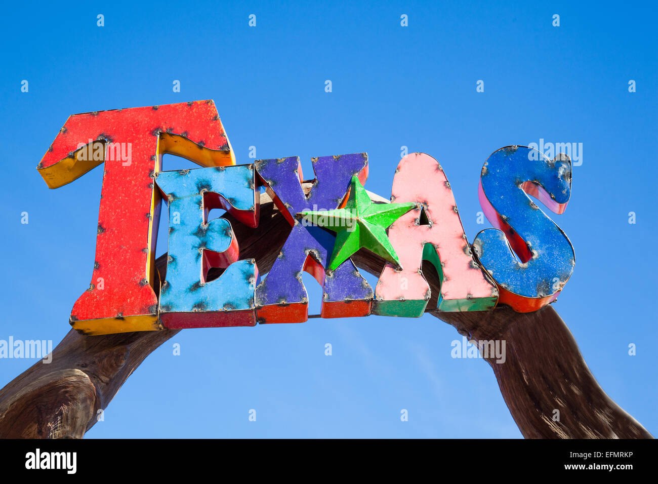 Texas sign in the sky Stock Photo - Alamy