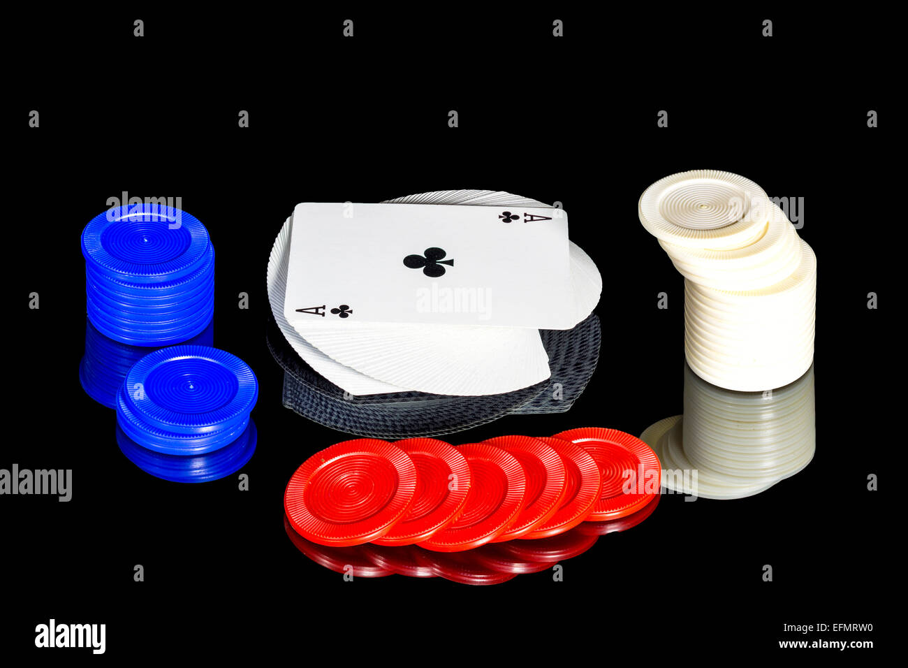 Colorful plastic chips and cards Stock Photo - Alamy