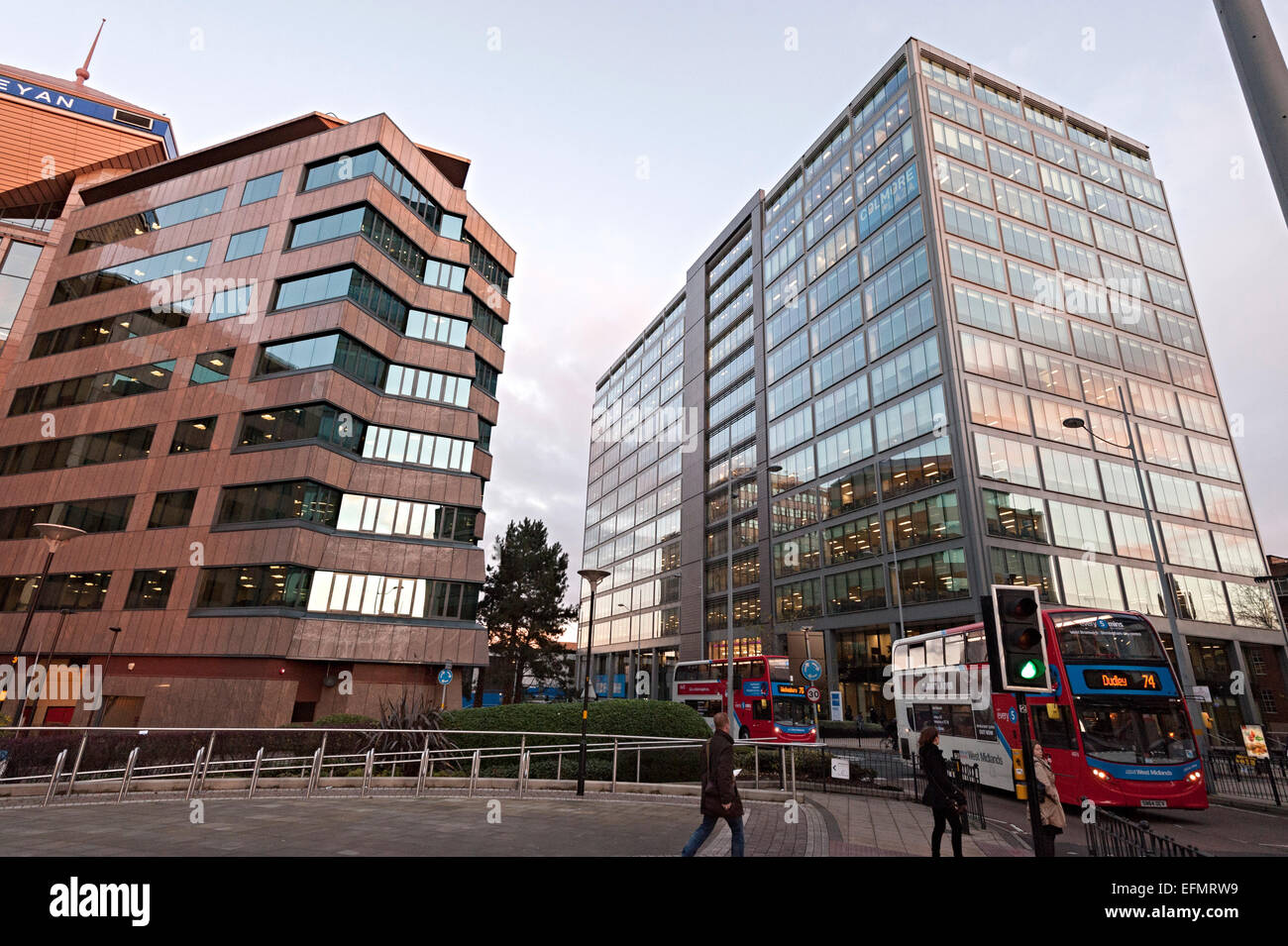 Colmore row Birmingham business district Stock Photo - Alamy
