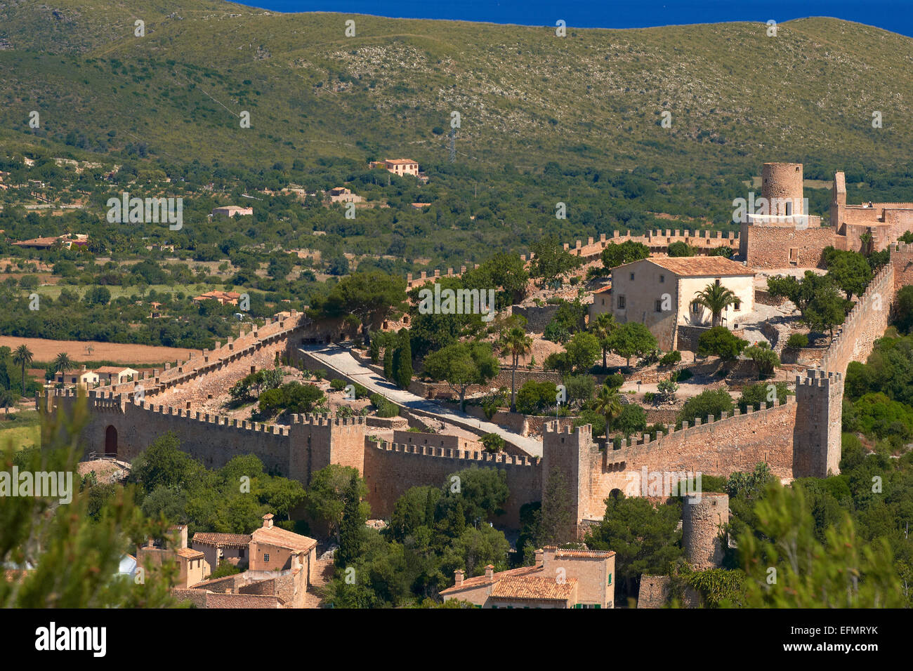 Capdepera, Castle, Mallorca Island, Majorca, Balearic Islands, Spain ...