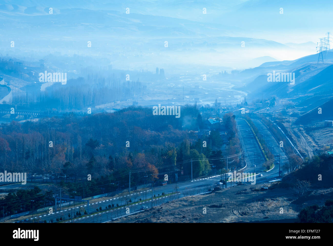 Tehran iran pollution hi-res stock photography and images - Alamy