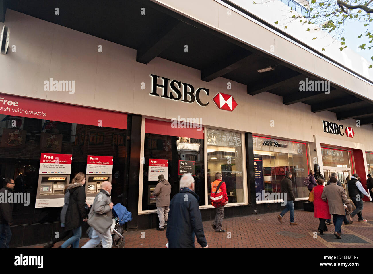 hsbc bank branch Birmingham city centre Stock Photo - Alamy