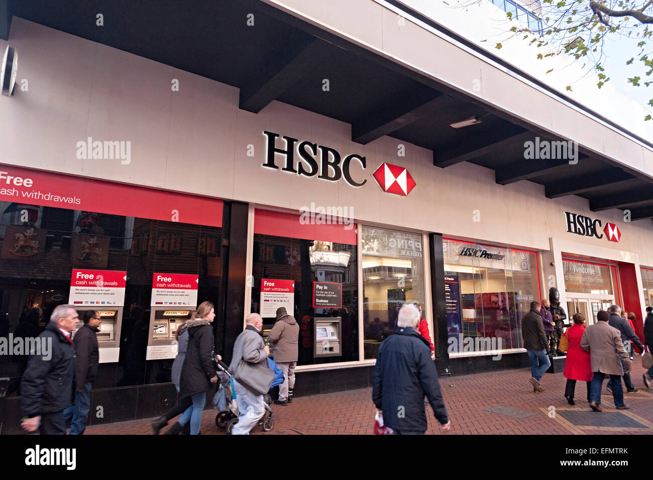 hsbc bank branch Birmingham city centre Stock Photo - Alamy