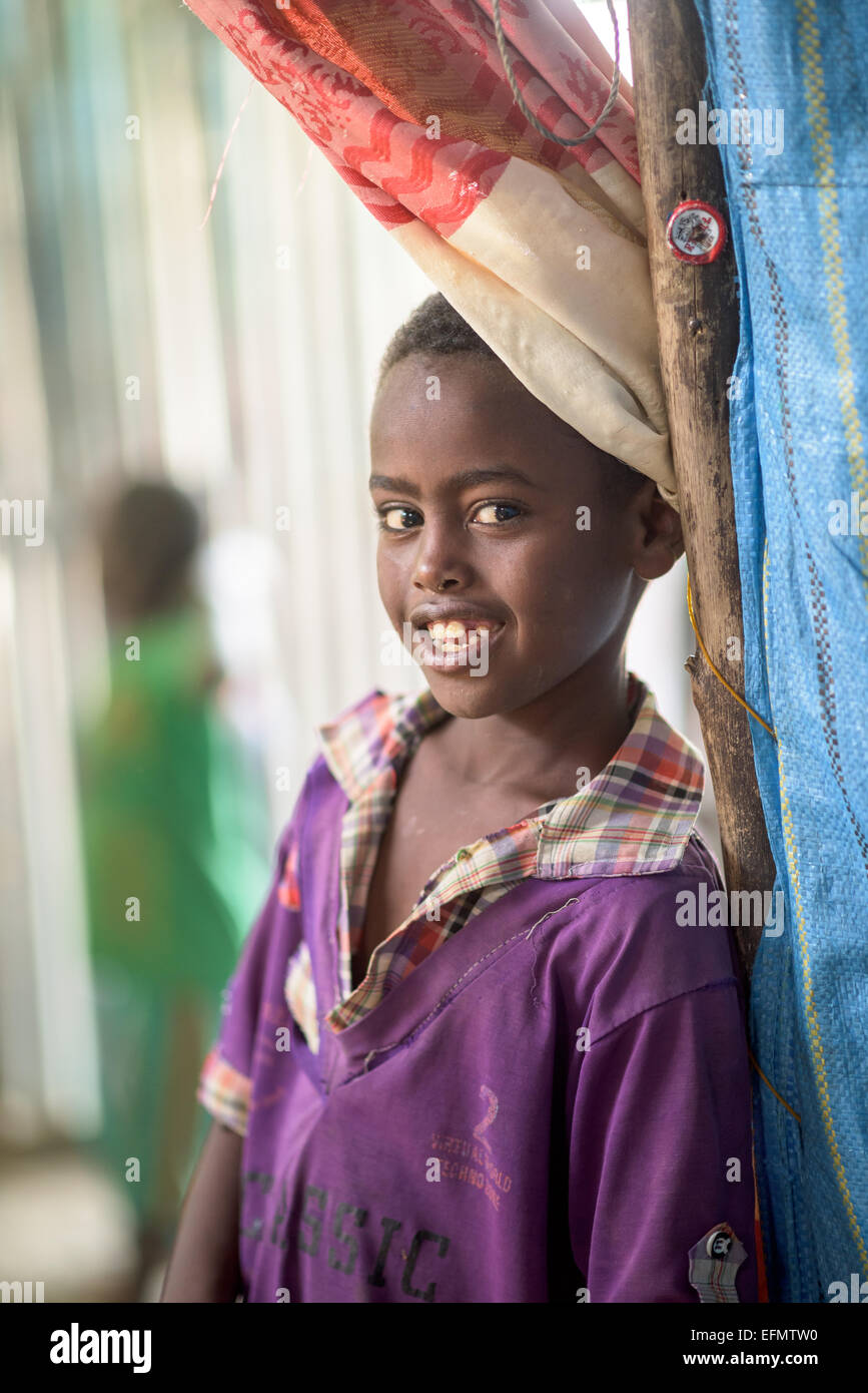 Portrait of an Ethiopian kid Stock Photo - Alamy