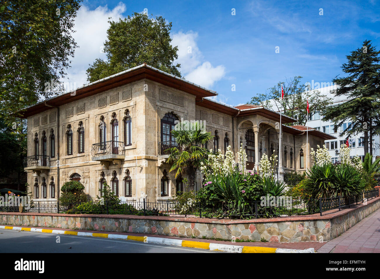 A government building in the Black Sea port city of Sinop, Turkey Stock ...