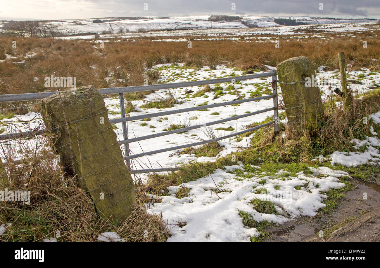Old gate on farmland hi-res stock photography and images - Alamy