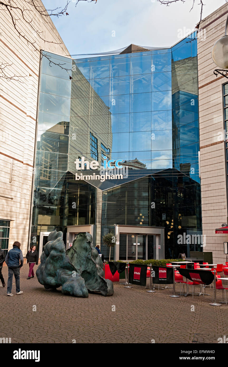 Icc conference centre birmingham rear entrance landmark hi-res stock ...