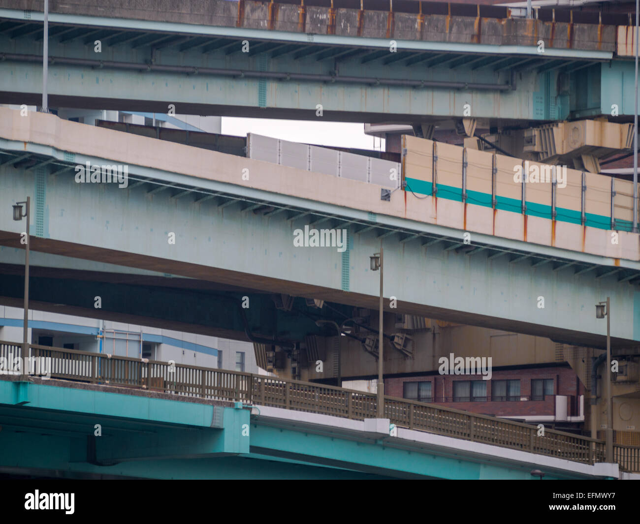 Tokyo train river hi-res stock photography and images - Alamy