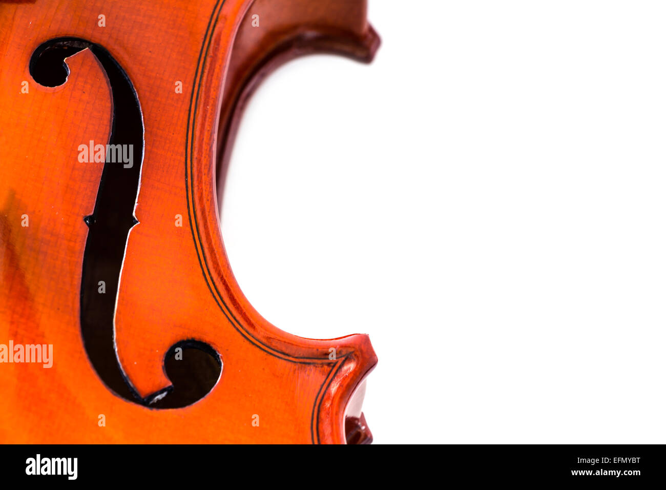 F hole violin Stock Photo - Alamy