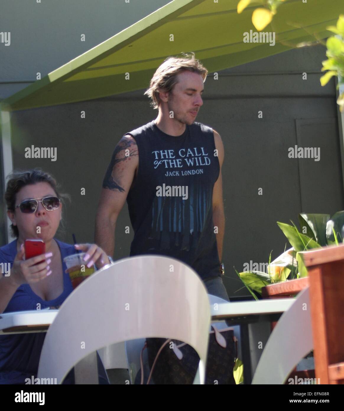 Dax Shepard grabs lunch at Lemonade in Hollywood Featuring: Dax Shepard ...