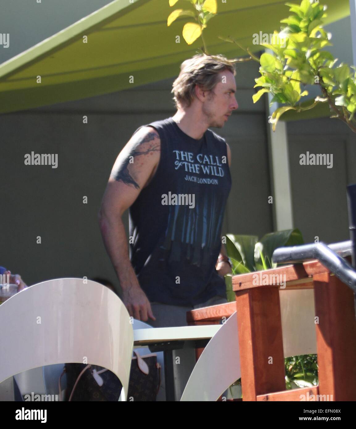 Dax Shepard grabs lunch at Lemonade in Hollywood Featuring: Dax Shepard ...
